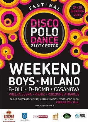 WEEKEND, Boys, MILANO, Casanova w Jezioraku - 24.08.2013