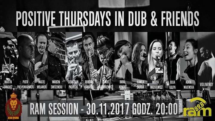 Positive Thursdays in Dub we Wrocławiu - 30.11.2017