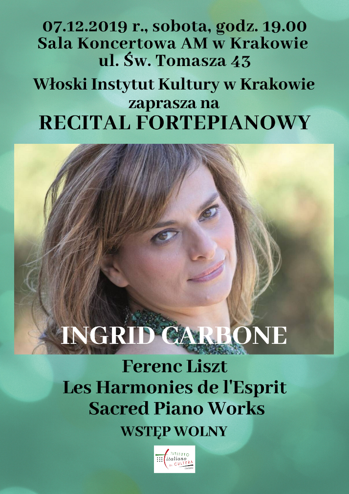 Ingrid Carbone w Krakowie - 07.12.2019