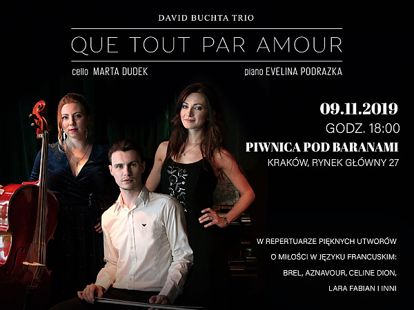 David Buchta w Krakowie - 09.11.2019 - bilety